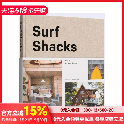 【现货】冲浪小屋卷二:海滨生活新浪潮 Surf Shacks Volume 2: A new wave of coastal living 原版英文建筑设计
