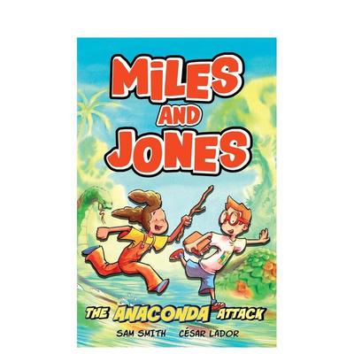 【预售】【迈尔斯与琼斯】#1蟒袭击 【Miles and Jones】The Anaconda Attack 原版英文儿童漫画 善本图书