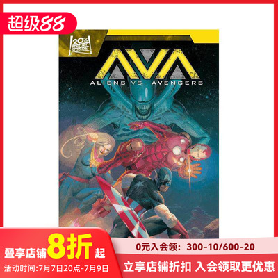 【现货】异形大战复仇者 Aliens vs. Avengers 原版英文漫画书 《蜘蛛侠》作者Jonathan Hickman