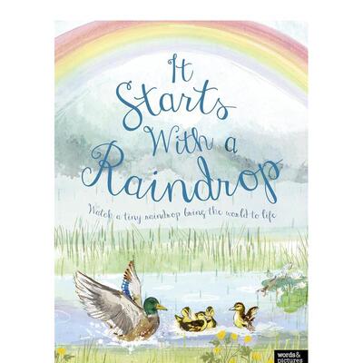 【现货】从一滴雨开始 It Starts With A Raindrop 原版英文儿童绘本