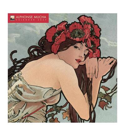 【预售】阿尔方斯·穆夏 2027年挂历（艺术日历） Alphonse Mucha Wall Calendar 2027 (Art Calendar) 原版日历善本图书