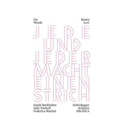 【预售】蕾妮·莱维：人人画线 Renée Levi:Everyone draws a line 原版英文艺术画册画集