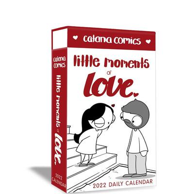【现货】卡塔纳漫画爱的小瞬间2022年日历 Catana Comics Little Moments of Love 2022 Deluxe Day-to-Day Calendar英文原版