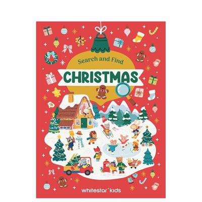 【预售】寻找圣诞节 Search and Find Christmas 原版英文儿童绘本