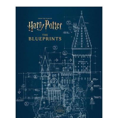 【预售】哈利·波特：电影制作草图 Harry Potter: The Blueprints 英文原版艺术插画原画画集画册建筑 JK罗琳 霍格沃茨 善本图书