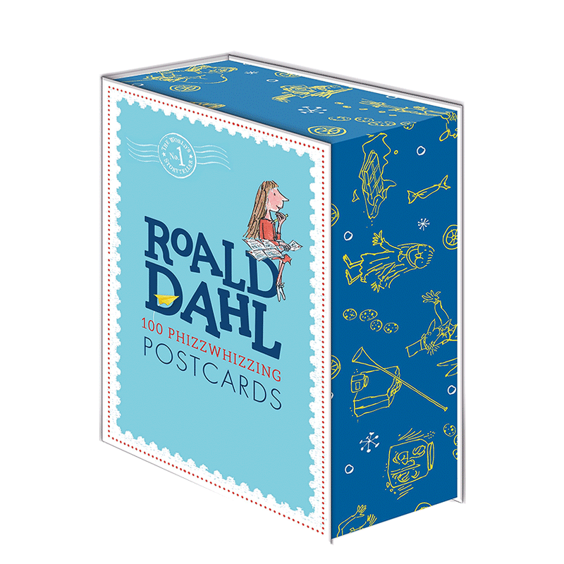 【现货】Roald Dahl 100 Postcards 罗尔德·达尔100张精美明信片 英文原版