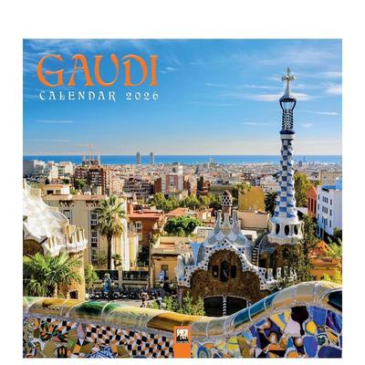 【预售】2026年高迪挂历（艺术日历） Gaudí Wall Calendar 2026 (Art Calendar) 原版日历 20世纪标志性建筑师