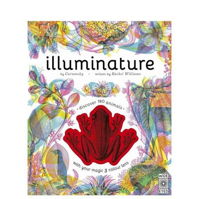 【预售】幻彩魔法三色镜：自然探索 【Illumi】Illuminature 原版英文儿童绘本 善本图书