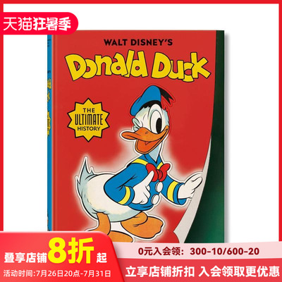 【现货】华特·迪士尼的唐老鸭：历史全集 Walt Disney's Donald Duck. The Ultimate History 原版英文漫画书 善本图书