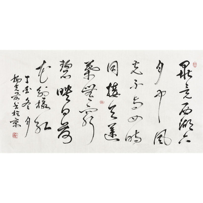 中书协书法名家杨光前纯手写毛笔书法作品《晓出净慈寺送林子方》