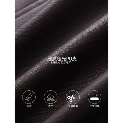 早秋外套廓形ZY3229皮衣3thMorning摩登翻领机车新款复古