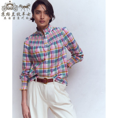 英国Boden女装购长袖衬衫上衣