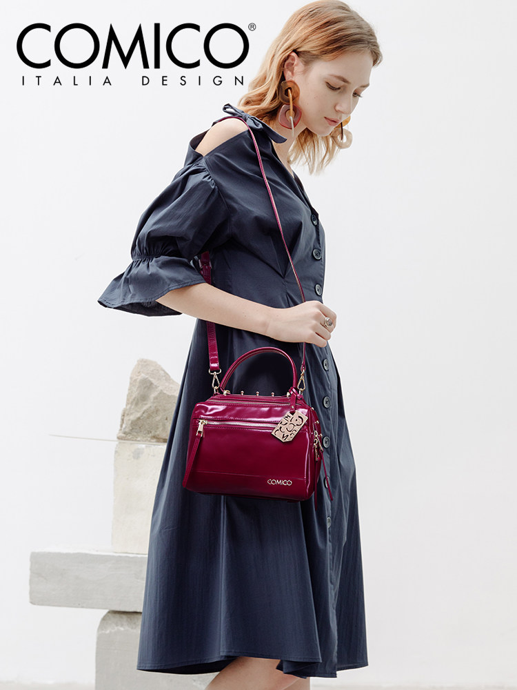 [USD 356.91] Comico high beauty high style women's bag fashion rivet ...