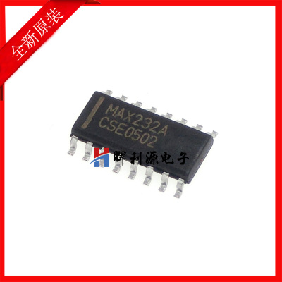 原装MAX232ACSE MAX232 SOP-16 RS-232收发器 全新进口