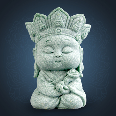 逗兽记青砂石摆件国潮桌面茶宠