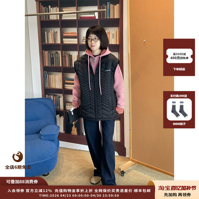 ETHOR25AW绗缝棉服马甲