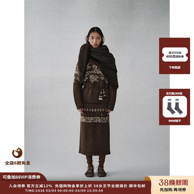 25AW图腾提花大毛衣JULY