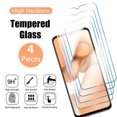 4Pcs Tempered Glass for VIVO Y70 Y15 Y33s Y72 Y55S Y27S Y100
