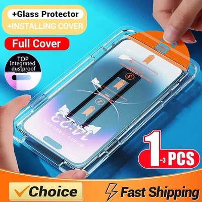 Oleophobic Coating Dust Free Easy Installation Screen Protector For iPhone 14 15 Pro Max Mini XS XR