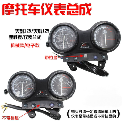 摩托车配件适用天剑125YBR125天戟码表欧二速度仪表总成里程表