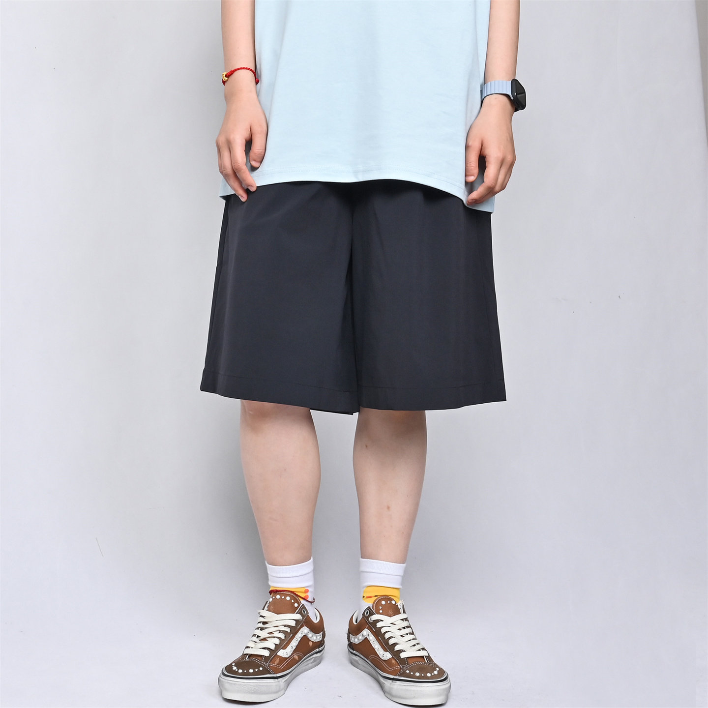 NEW BALANCE NB夏季新款男子梭织短裤简约黑色休闲裤MB61O3B5-BK
