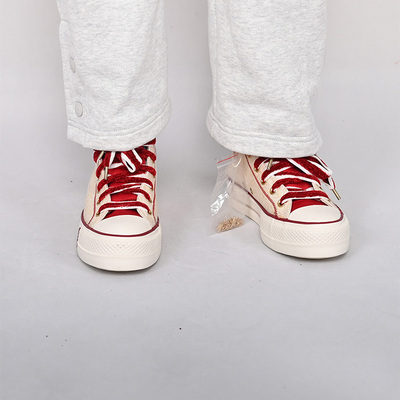 Converse女子高帮厚底鞋