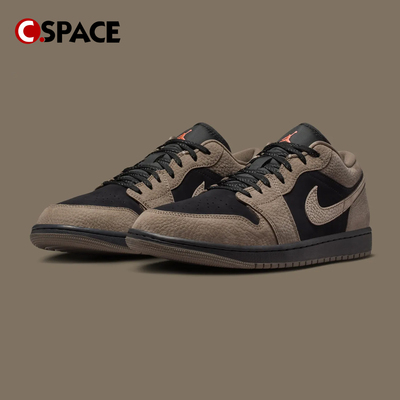 上尚体育Air Jordan 1 AJ1蟑螂侠 棕黑 低帮复古篮球鞋IB7109-005