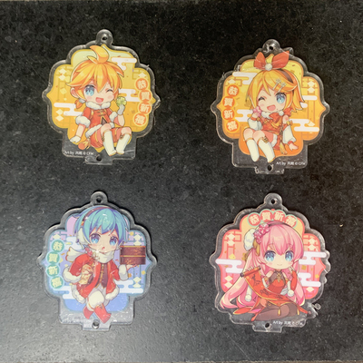 日单散货初音末来动漫初音巡音v家miku周边kaito镜音铃亚克力挂件