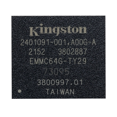 存储芯片EMMC64G-TY29-5B111[IC FLASH 512GBIT EMMC 153WFBGA]
