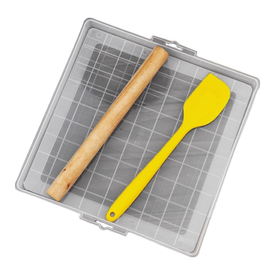 雪花酥牛轧糖塑料活底方盘模具