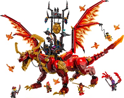 乐高 lego 幻影忍者 71822 威猛源龙 杀肉 净源龙 无人仔