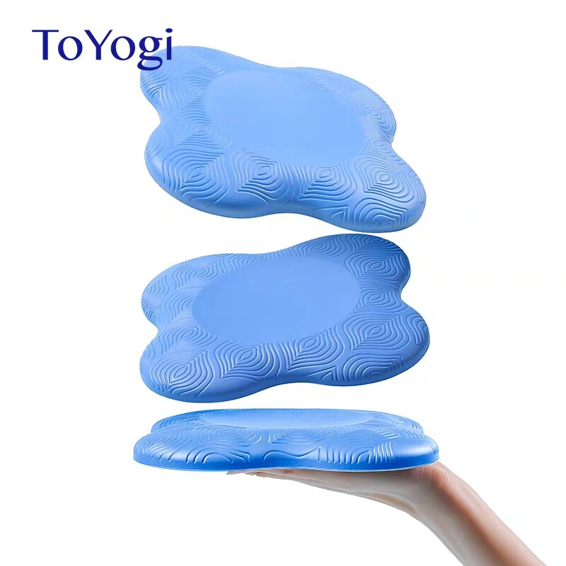 YOGAyoga瑜伽护膝运动膝盖跪地夏季圆形护肘瑜伽圆防滑平板支撑垫