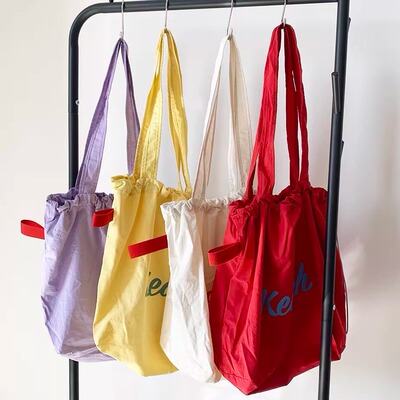 韩版新款字母印花大容量托特包