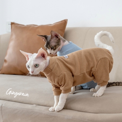 Gingerain德文猫内衣四腿爬服