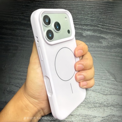 淡灰紫色Beats磁吸液态硅胶适用华为Pura80pro手机壳mate70pro内置隐形Magsafe充电60pro+简约高级感防摔耐脏