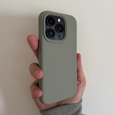 软糯液态硅胶铜绿色适用oppoFindx8/x6pro手机壳X7ultra不包镜头Reno12pro高级灰绿色13复古纯色11全包防摔10