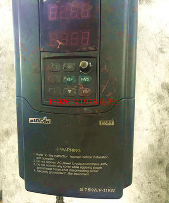 专业修SUNFAR四方变频器 E380-4t0075g/0110P 变频器无显示维修