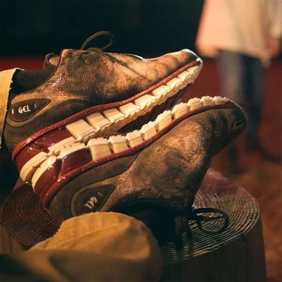 代购Doublet x ASICS GEL-QUANTUM亚瑟士复古霸王龙联名款跑步鞋