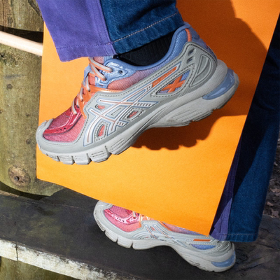 代购ASICS UB13-S Gel-SD-Lyte亚瑟士锈橙灰渐变色男女运动跑步鞋