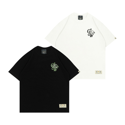 GRAF原创蛇形GW刺绣百搭街头短袖