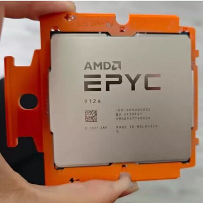 咨询C 9124 CPU 16核心32线程 霄龙 服务器处理器正式版 无锁报价