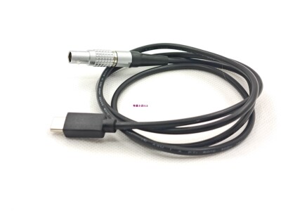 Type c转雷莫2针LEMO威固无线图传2针视晶Teradek电源连接线