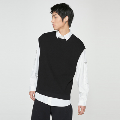 绫致针织落肩袖思莱德