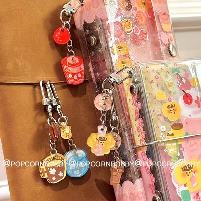 Popcornbobby 炸糊狗亚克力挂件串日常小元素系列清透原创设计