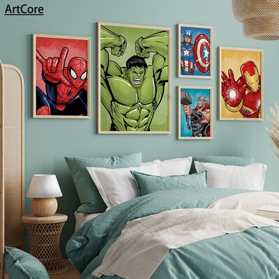 MINISO Poster Marvel Spider-Man Iron Man Captain America