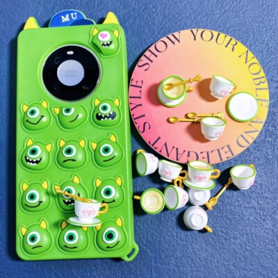 KouKou下午茶茶杯盲盒配件 奶油胶diy材料