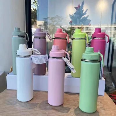 New Lulu Outdoor Sports Water Bottle 710ml Insulated Car Wat