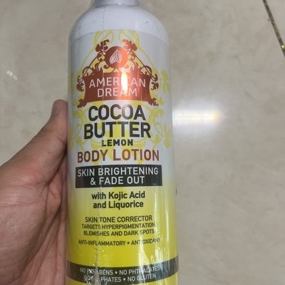 American Dream Cocoa Butter Lemon Body Lotion With Liquorice
