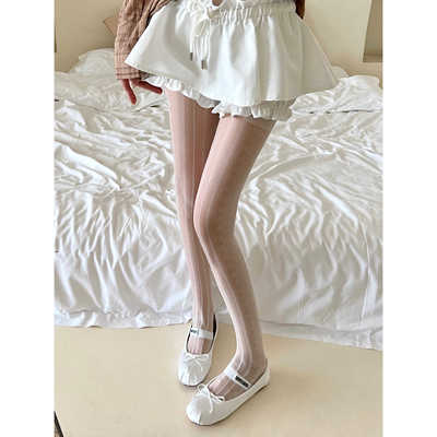 春夏薄款丝袜芭蕾风白色美肤丝袜