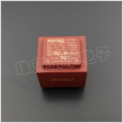 法国MYRRA 44164 230V转2x9V 电源变压器